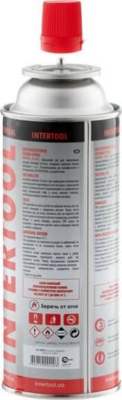 Газовый баллон Intertool 220 г GS-0022 купить | ELMIR - цена, отзывы, характеристики