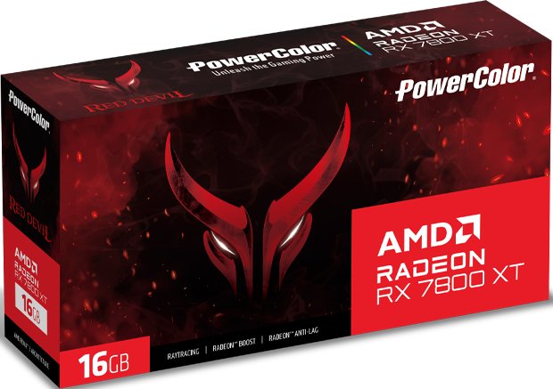 Видеокарта PowerColor PCI-E Radeon RX 7800 XT 16GB DDR6 Red Devil (RX ...