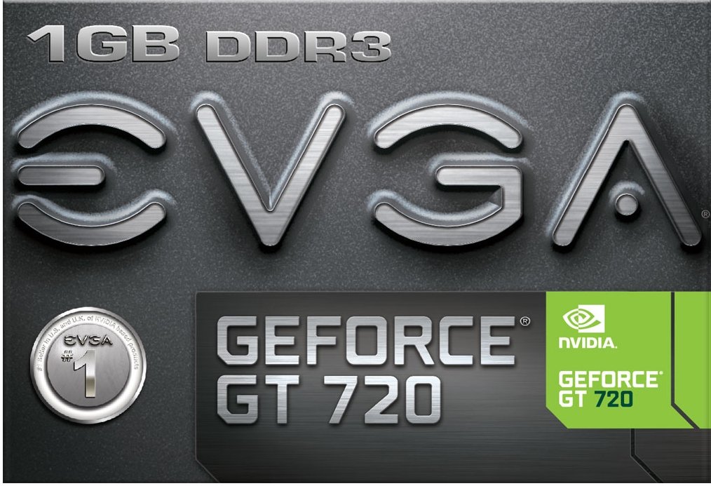 Видеокарта EVGA PCI-E GeForce GT720 1GB DDR3 (01G-P3-2722-KR) - купить ...