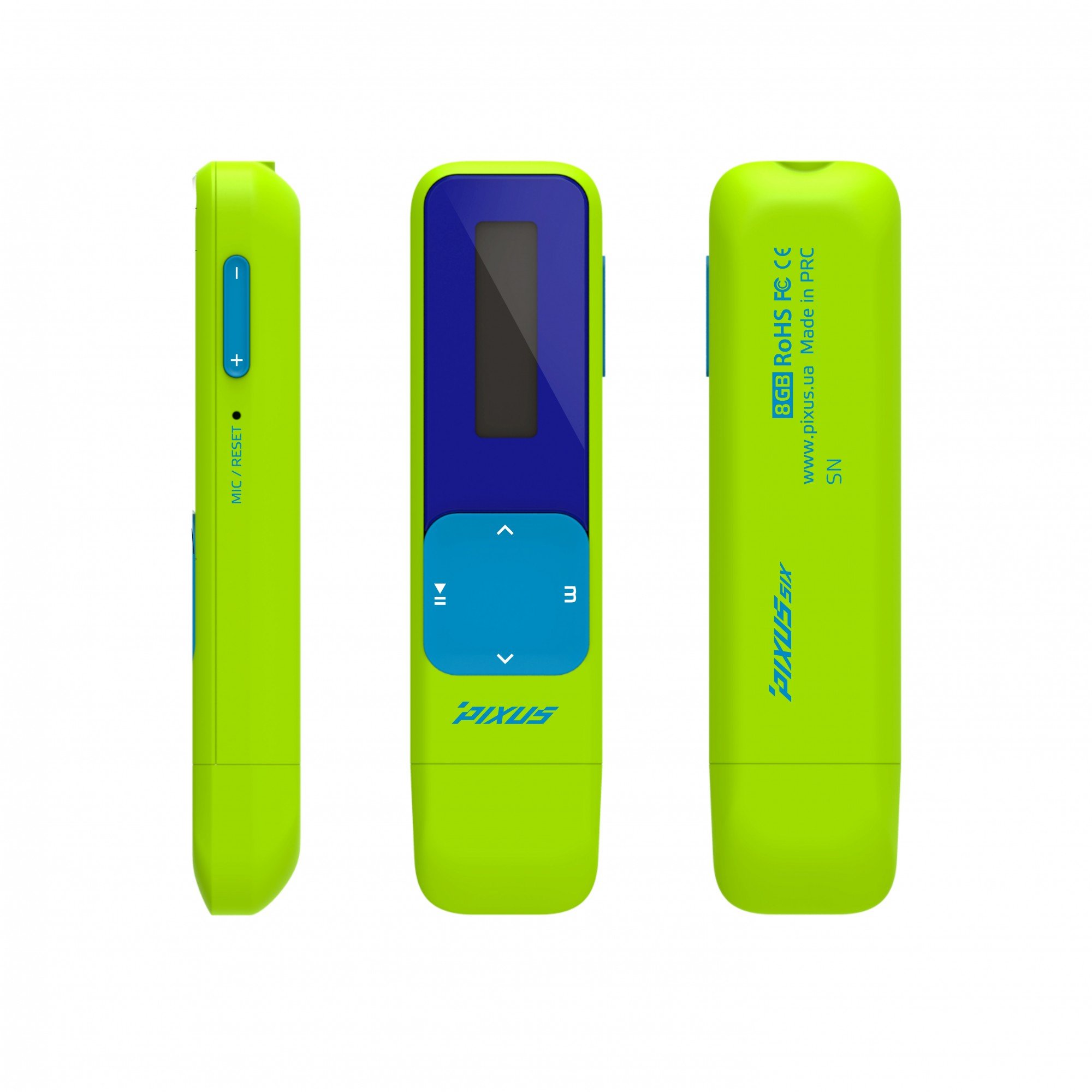 MP3 плеер 8Gb Pixus Six Green/Blue купить | ELMIR - цена, отзывы ...