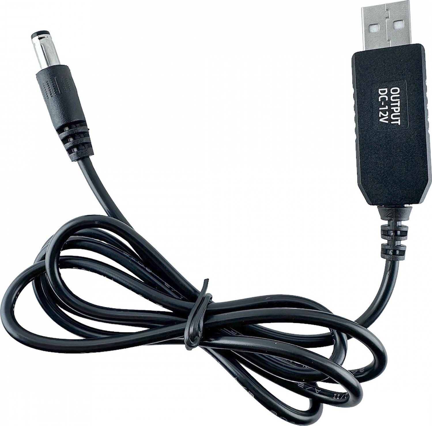 Кабель USB -> DC 5.5 х 2.1 мм Dynamode 1м Black (DM-USB-DC-5.5x2.1-12V ...