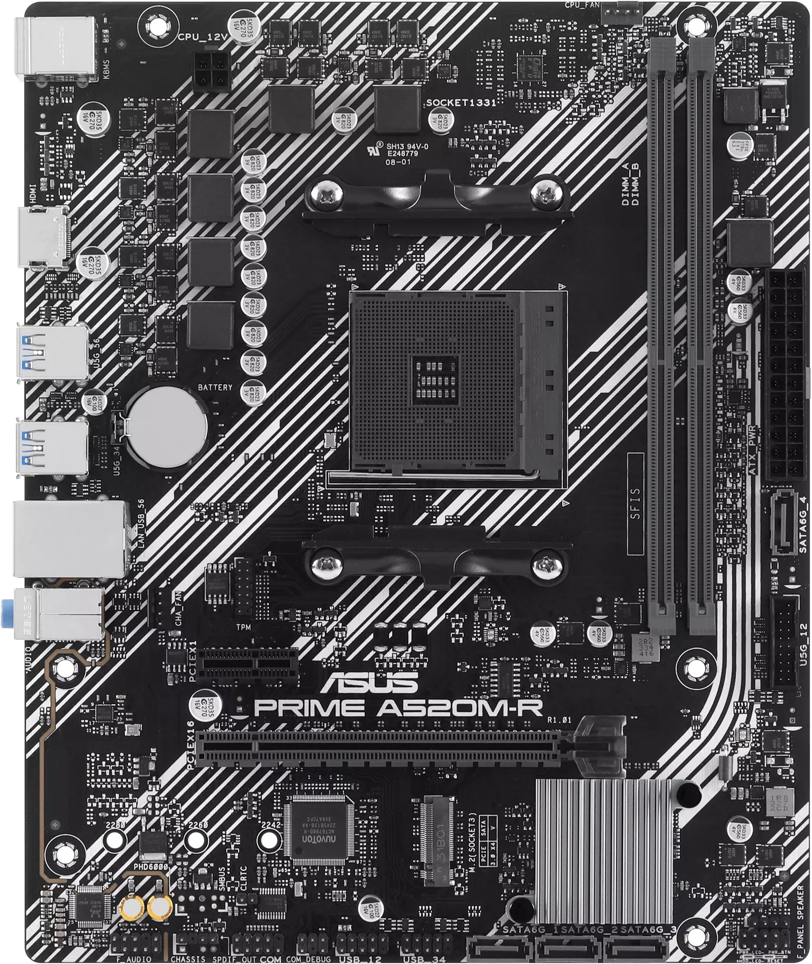 Материнская плата Asus Prime A520M-R s-AM4 A520 купить | Elmir - цена ...