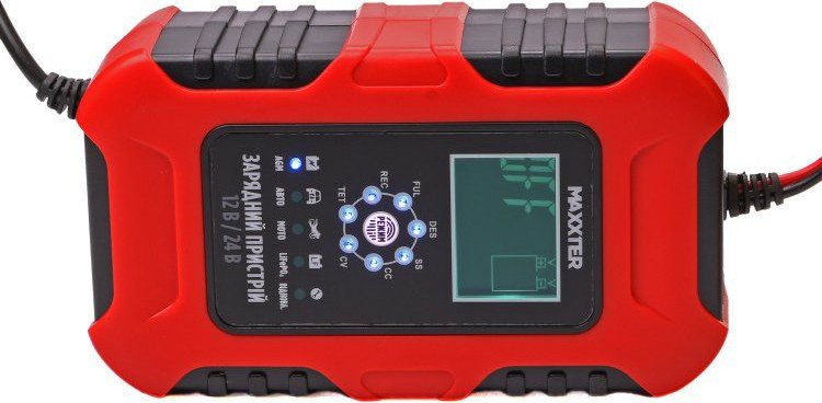 Зарядное устройство Maxxter 12-24V 10A MX-CHR-1224V10A купить | ELMIR - цена, отзывы, характеристики