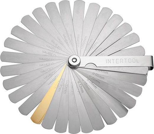 Щуп для вимірювання зазорів 32 шт. Intertool AT-0004 купити | ELMIR - ціна, відгуки, характеристики