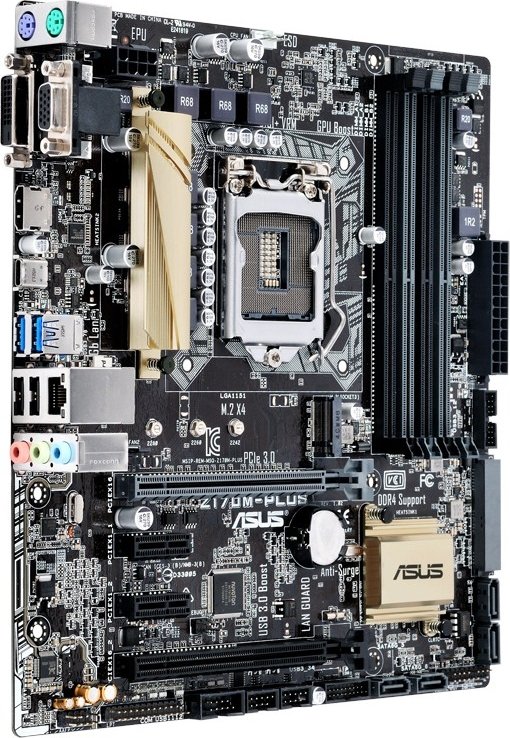 Материнская плата Asus Z170M-Plus s-1151 Z170 купить | Elmir - цена ...