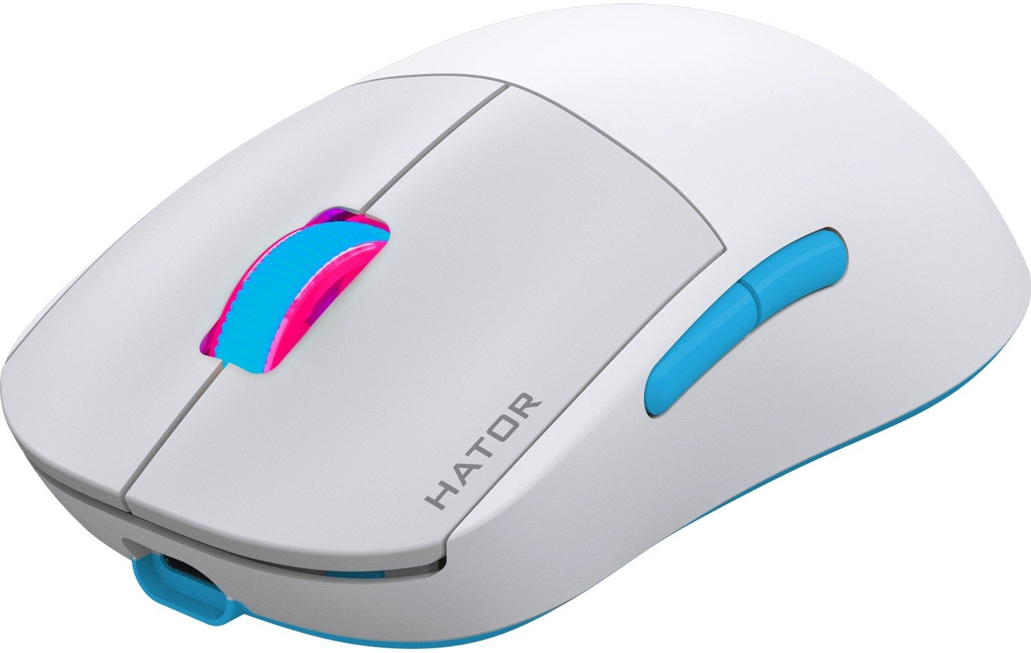 Мышь Hator Quasar 2 Pro Wireless White/Cyan (HTM561WC) купить | ELMIR ...
