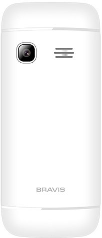 Мобильный телефон Bravis Ray White купить | ELMIR - цена, отзывы, характеристики