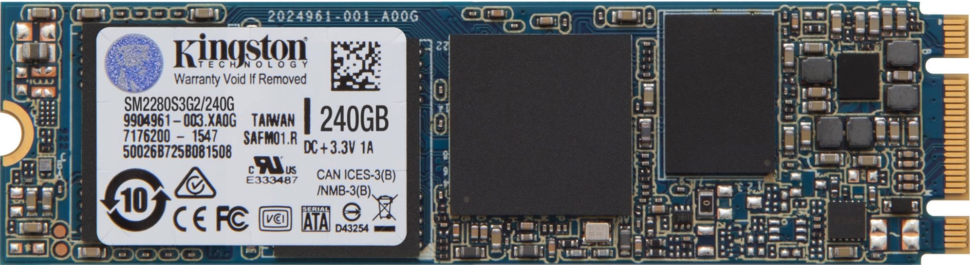 SSD-накопитель M.2 240GB Kingston (SM2280S3G2/240G) купить | ELMIR ...