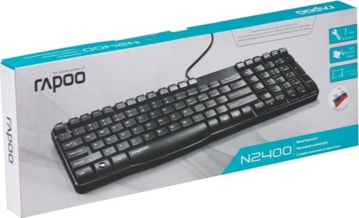 Клавиатура Rapoo N2400 Black купить | Elmir - цена, отзывы, характеристики