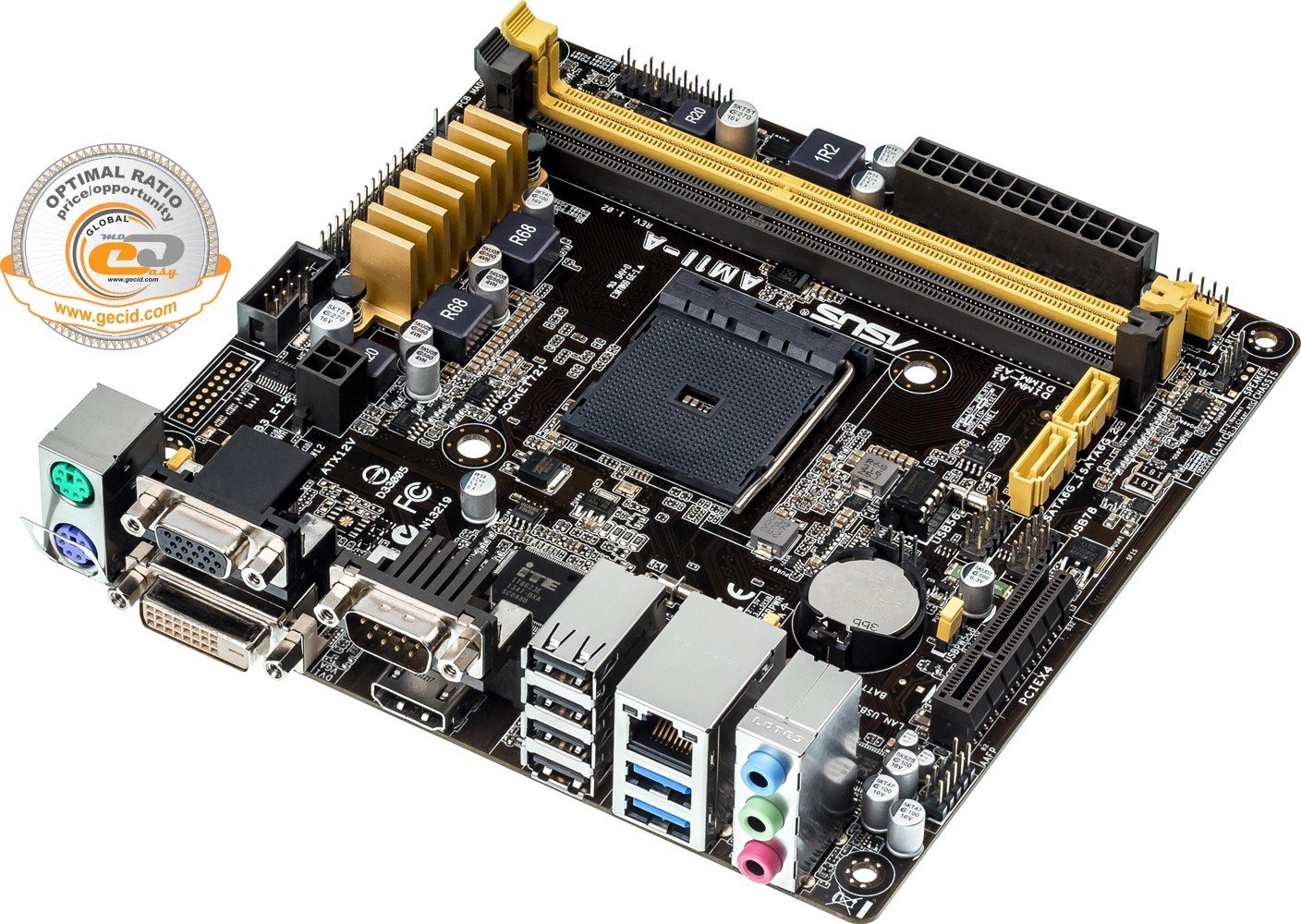 Материнская плата Asus AM1I-A s-AM1 купить | Elmir - цена, отзывы ...