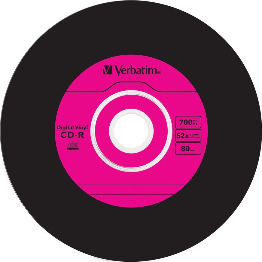 CD-R Verbatim Azo Data Vinyl 700Mb 52x (10 Pack Slim Case) (43426 ...
