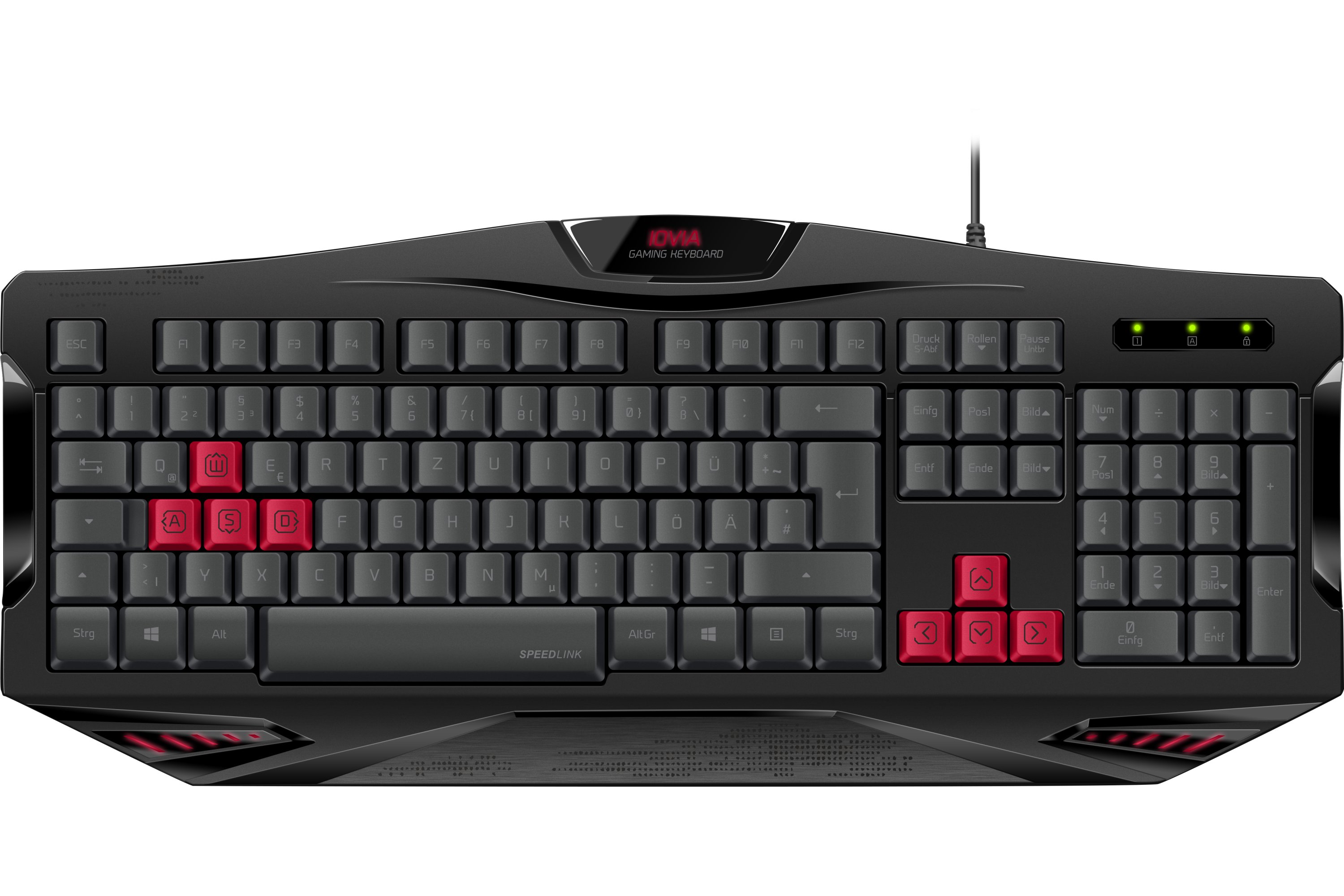Клавиатура Speedlink Iovia Gaming Keyboard Black (SL-670001-BK-UA ...