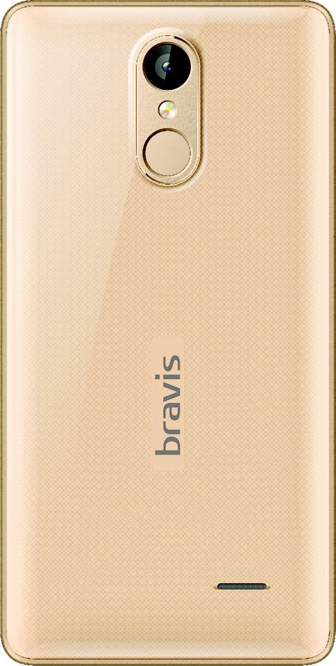 Мобильный телефон Bravis A504 Trace Gold купить | ELMIR - цена, отзывы, характеристики