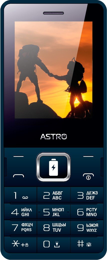 Мобильный телефон Astro B245 Navy купить | ELMIR - цена, отзывы ...