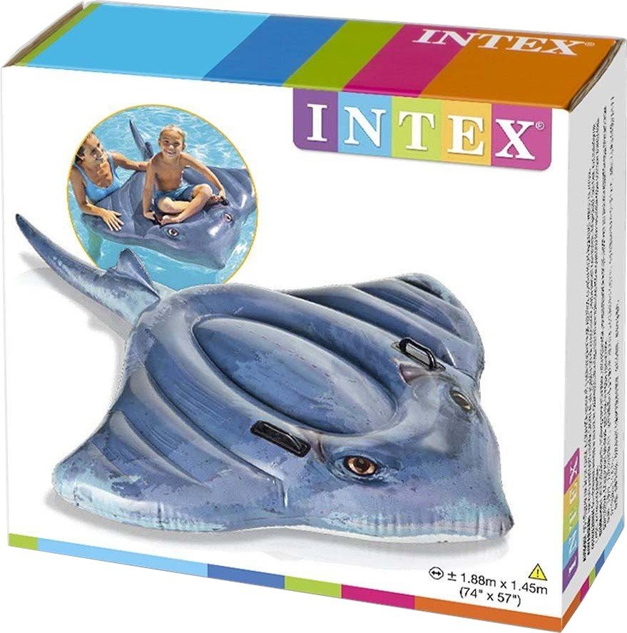 Надувной плотик Intex Скат (57550) купить | ELMIR - цена, отзывы ...