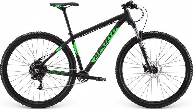 Велосипед Apollo Xpert 40 Matte Black/Gloss Fluoro Green/Gloss Black 29 ...