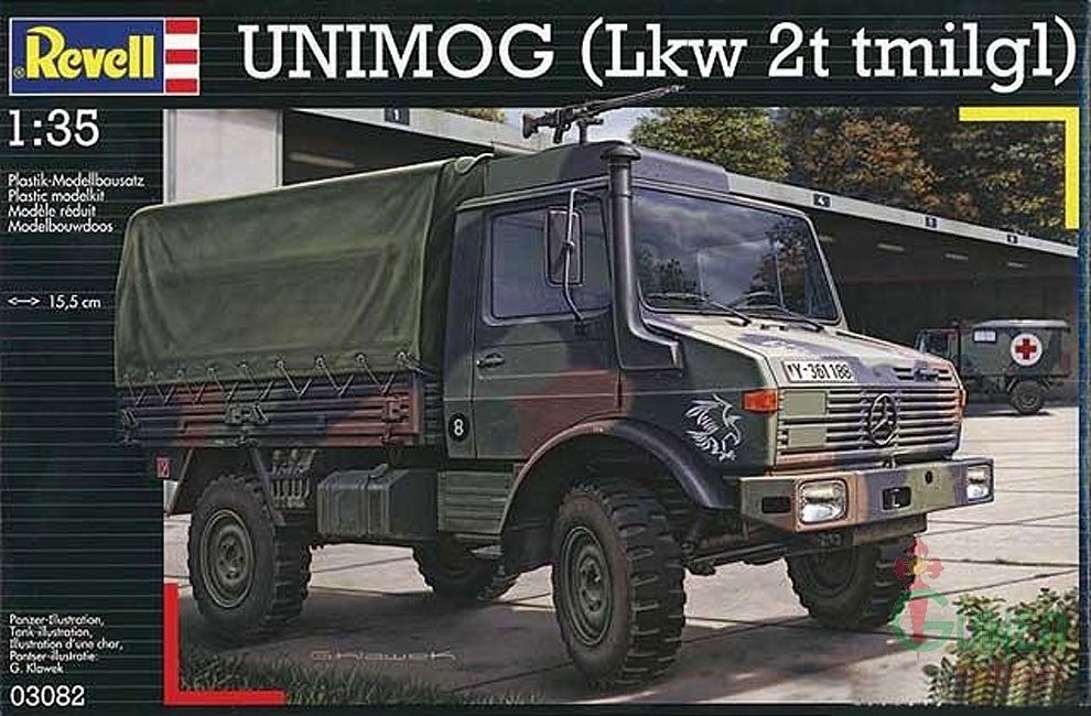 Модель Revell Автомобиль Unimog 1:35 (3082) купить | ELMIR - цена ...