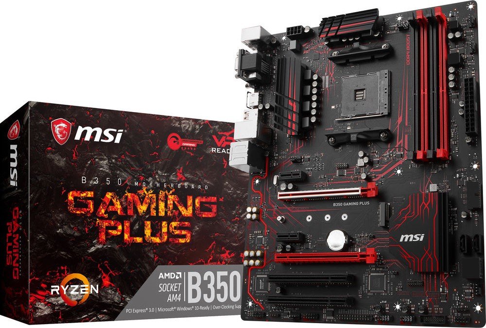 Материнская плата MSI B350 Gaming Plus s-AM4 B350 купить | Elmir - цена ...