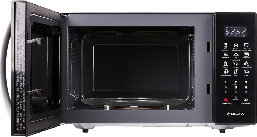 Микроволновая печь Delfa AMW-23DGB купить | ELMIR - цена, отзывы, характеристики